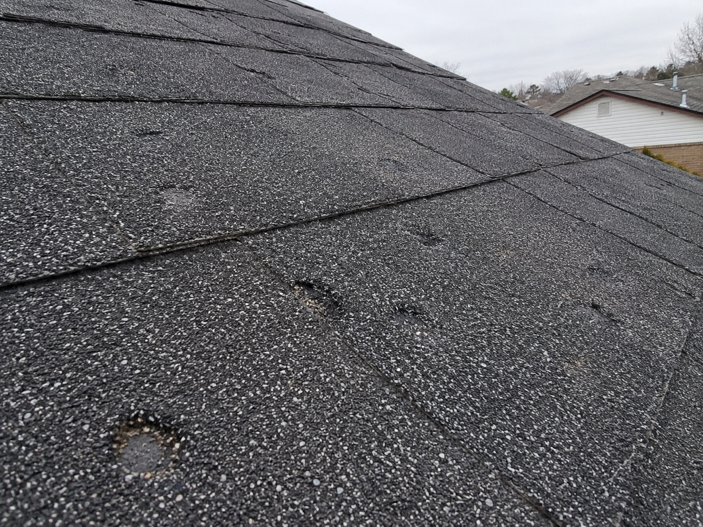 Hail Damage Roof: How to Spot, Inspect & Document Damage (With Pictures ...